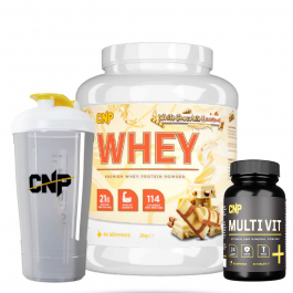CNP Whey Protein 2KG + EEA 100g + Shaker
